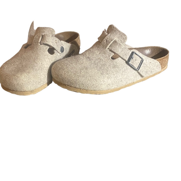 Birkenstock | Shoes | Birkenstock Boston Wool Felt Clogs Size 38 | Poshmark